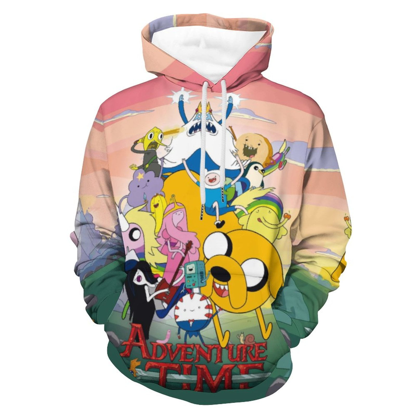 Adventure Cartoon Time Hoodie Costume Cosplay Sweatshirt Sweater 3D ...