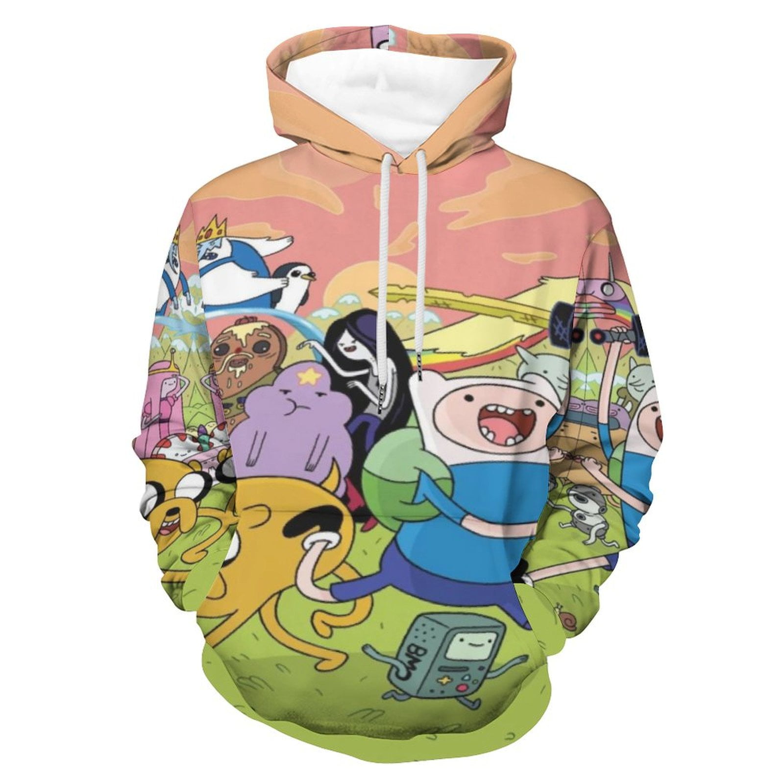 Adventure Cartoon Time Hoodie Costume Cosplay Sweatshirt Sweater 3D ...