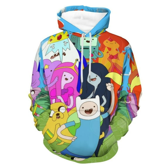 Adventure Cartoon Time Hoodie Costume Cosplay Sweatshirt Sweater 3D ...