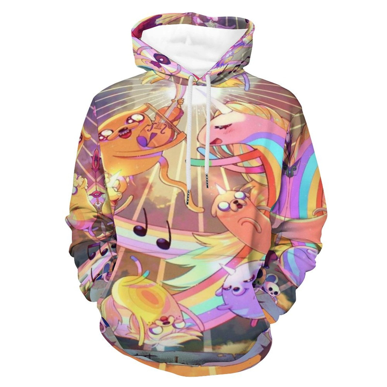 Adventure Cartoon Time Hoodie Costume Cosplay Sweatshirt Sweater 3D ...