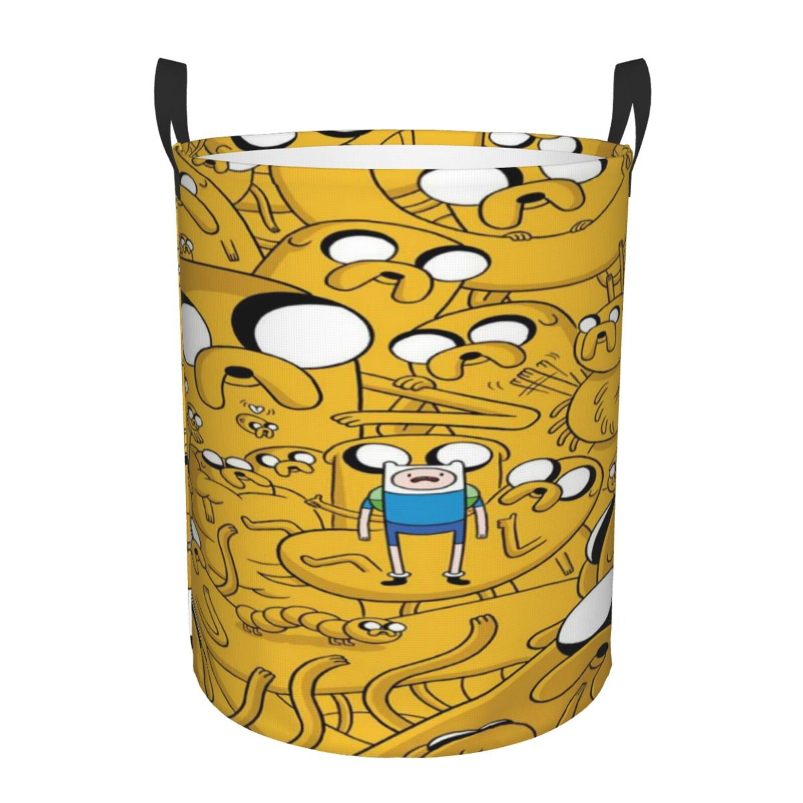Adventure Cartoon Time Laundry Basket with Handle Waterproof Fabric ...