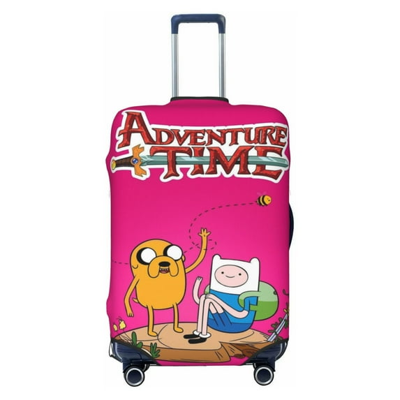 Adventure Cartoon Time Luggage Suitcase Covers Elastic Washable Fashion ...