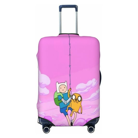 Adventure Cartoon Time Luggage Suitcase Covers Elastic Washable Fashion ...