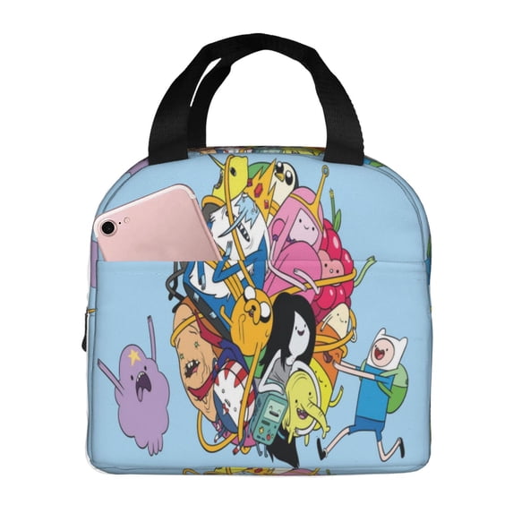 Adventure Cartoon Time Lunch Bag Lunch Box Reusable Bento Box Hot and ...