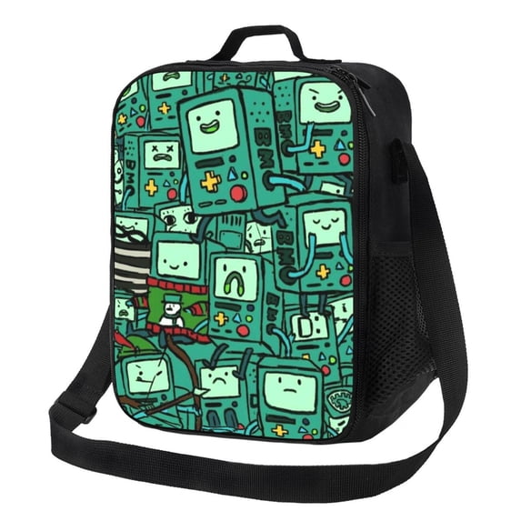 Adventure Cartoon Time Lunch Bag Portable Insulation Lunch Box ...