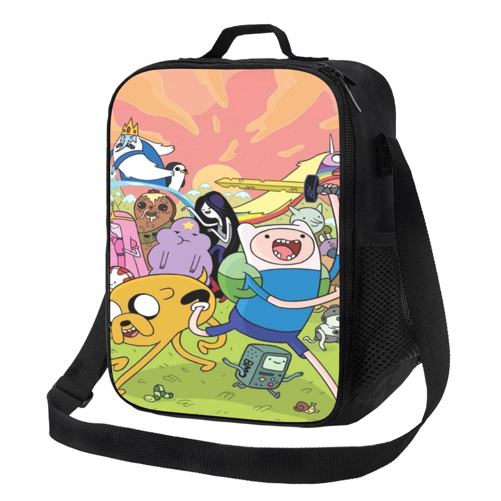 Adventure Cartoon Time Lunch Bag Portable Insulation Lunch Box ...
