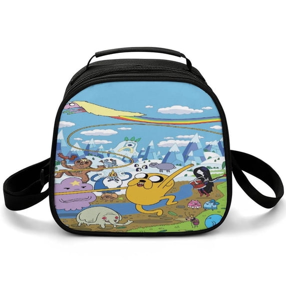 Adventure Cartoon Time Lunch Box with Portable Tableware Lunch Bag ...