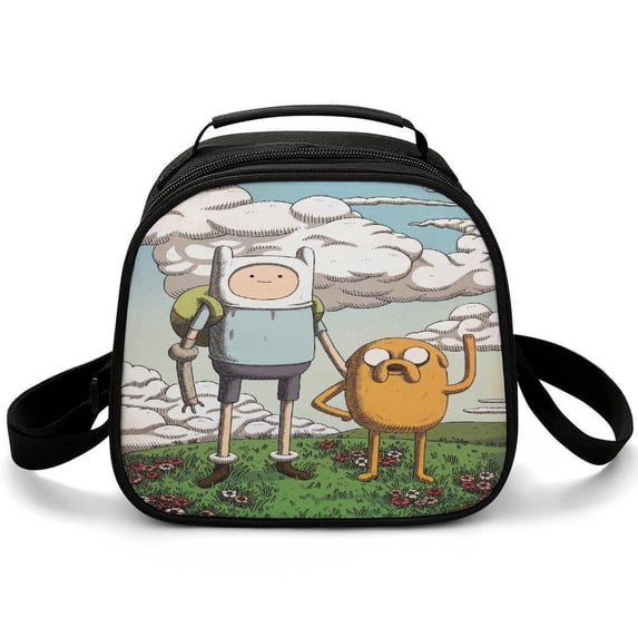 Adventure Cartoon Time Lunch Box with Portable Tableware Lunch Bag ...