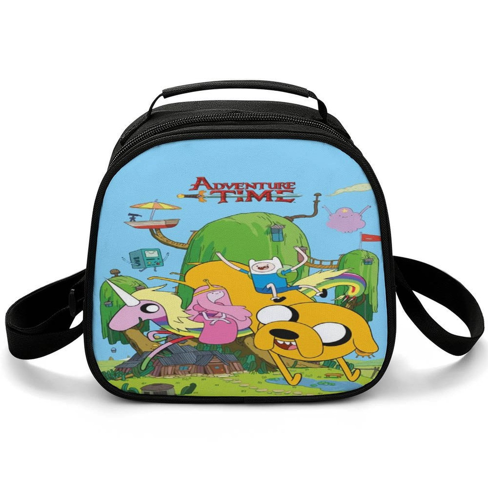 Adventure Cartoon Time Lunch Box with Portable Tableware Lunch Bag ...
