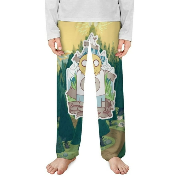 Adventure Cartoon Time Pajama Pants Cartoon Casual Lounge PJ Bottoms ...