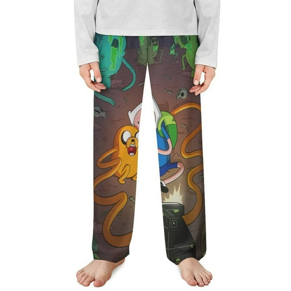 Adventure Cartoon Time Pajama Pants Cartoon Casual Lounge PJ Bottoms ...
