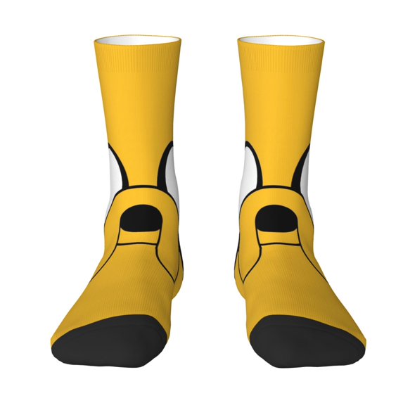 Adventure Cartoon Time Socks Athletic Sport Colorful Novelty Graphic ...