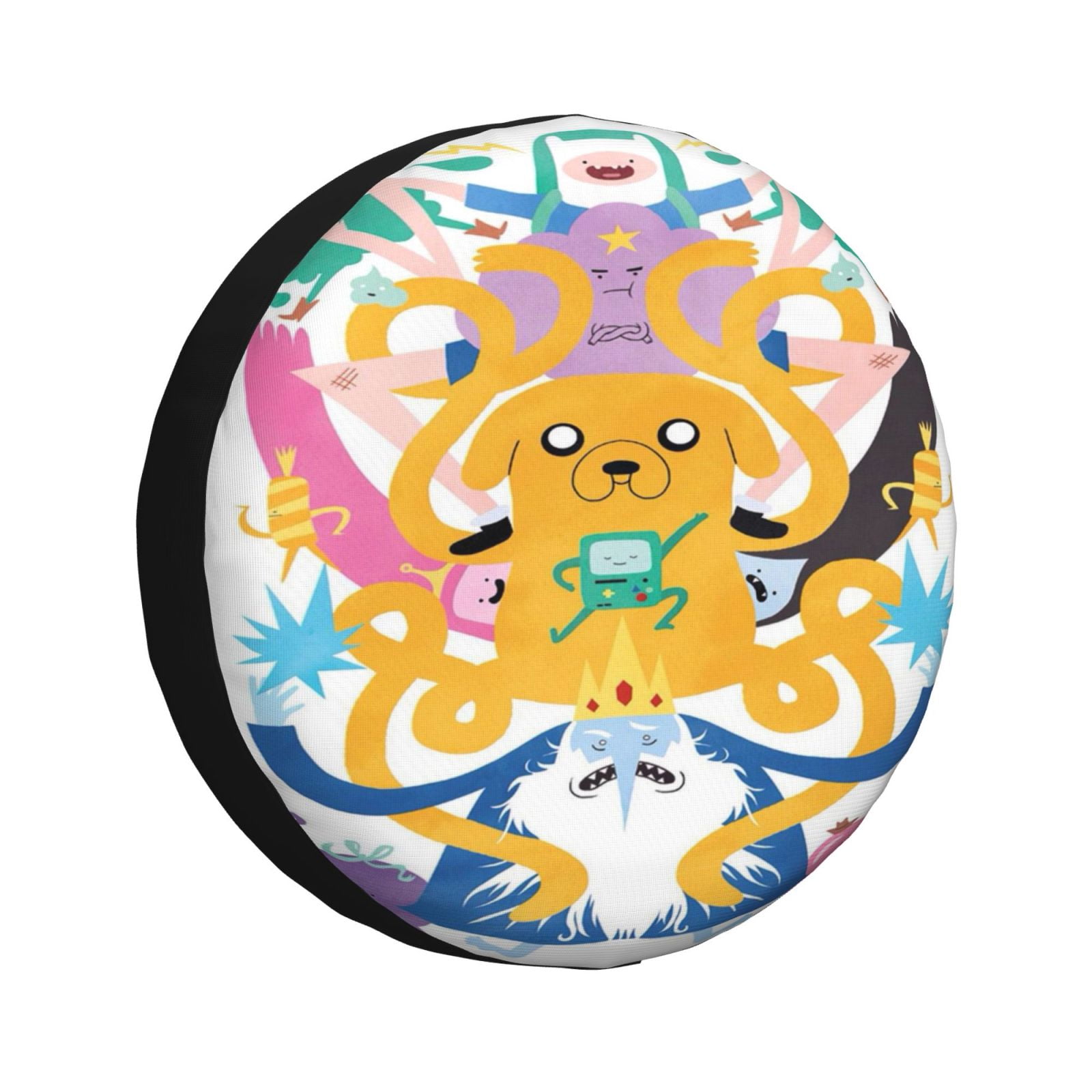 Adventure Cartoon Time Tire Cover Cartoon Weatherproof Universal Wheel ...