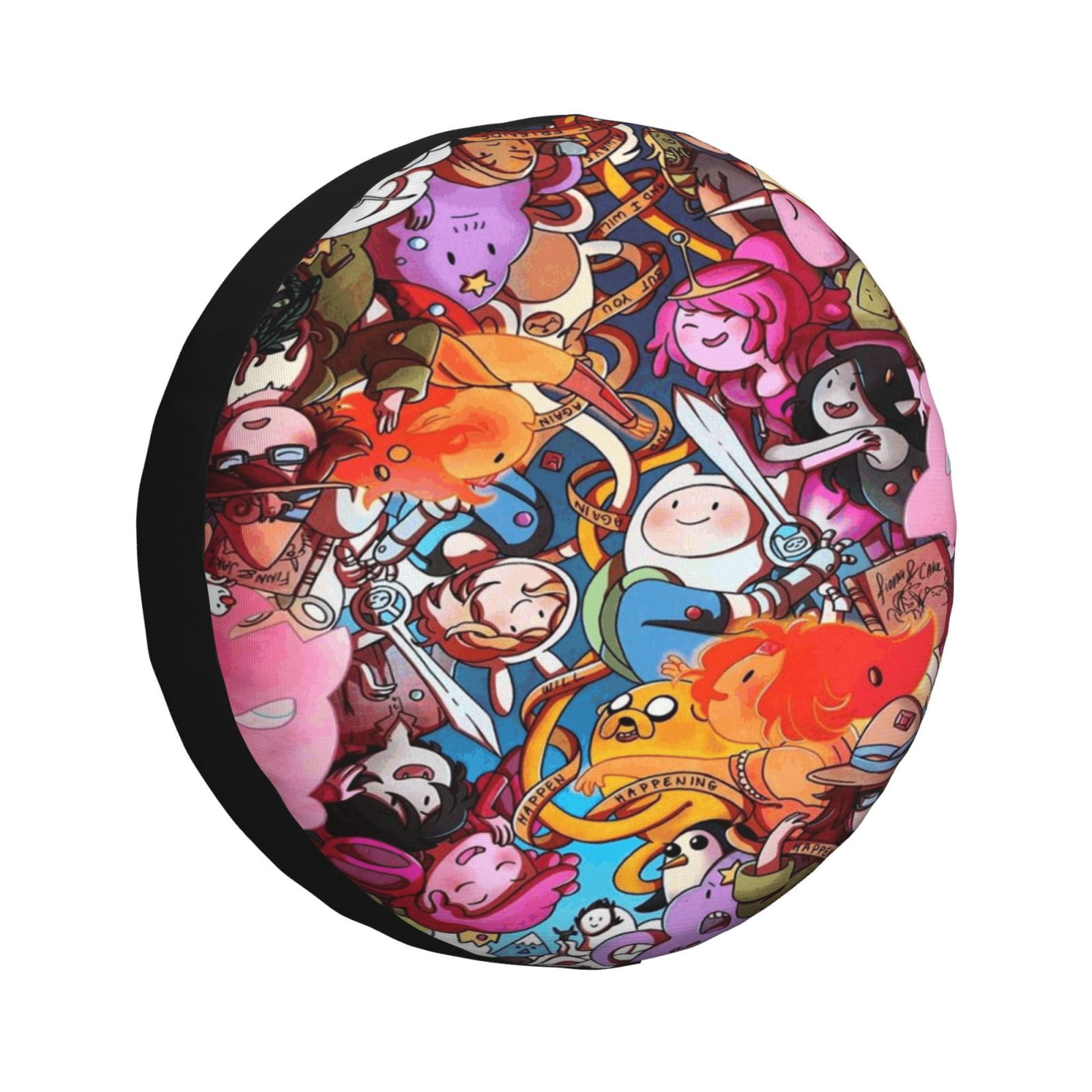 Adventure Cartoon Time Tire Cover Cartoon Weatherproof Universal Wheel ...