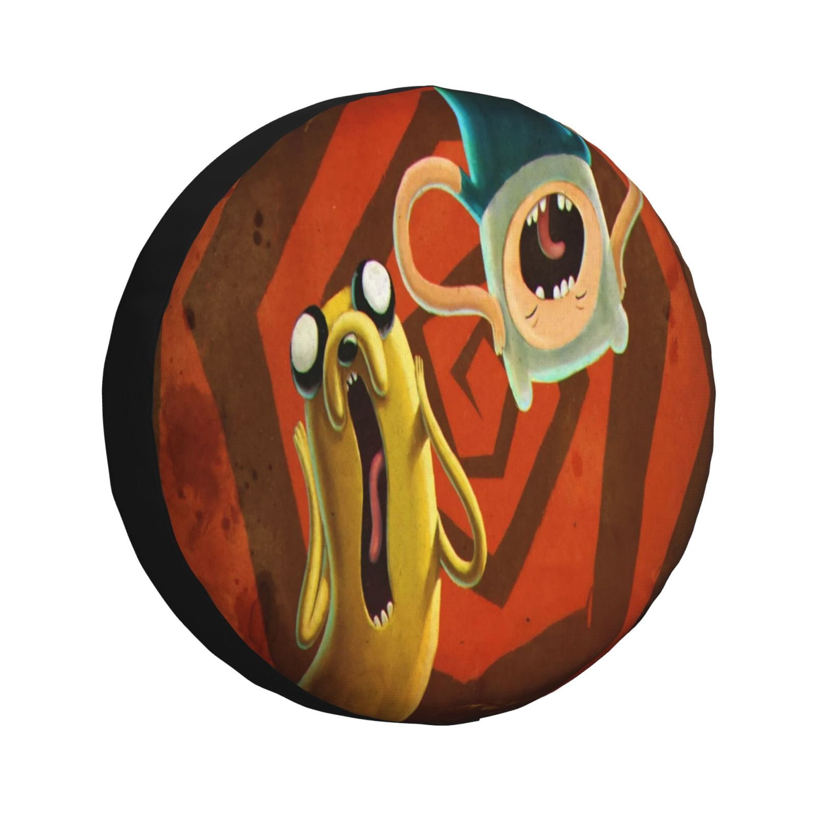 Adventure Cartoon Time Tire Cover Cartoon Weatherproof Universal Wheel ...