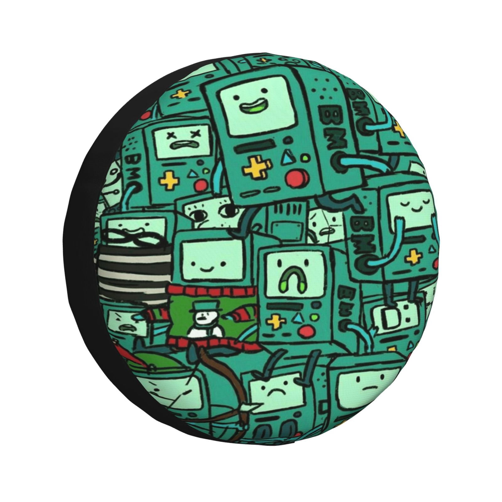 Adventure Cartoon Time Tire Cover Cartoon Weatherproof Universal Wheel ...