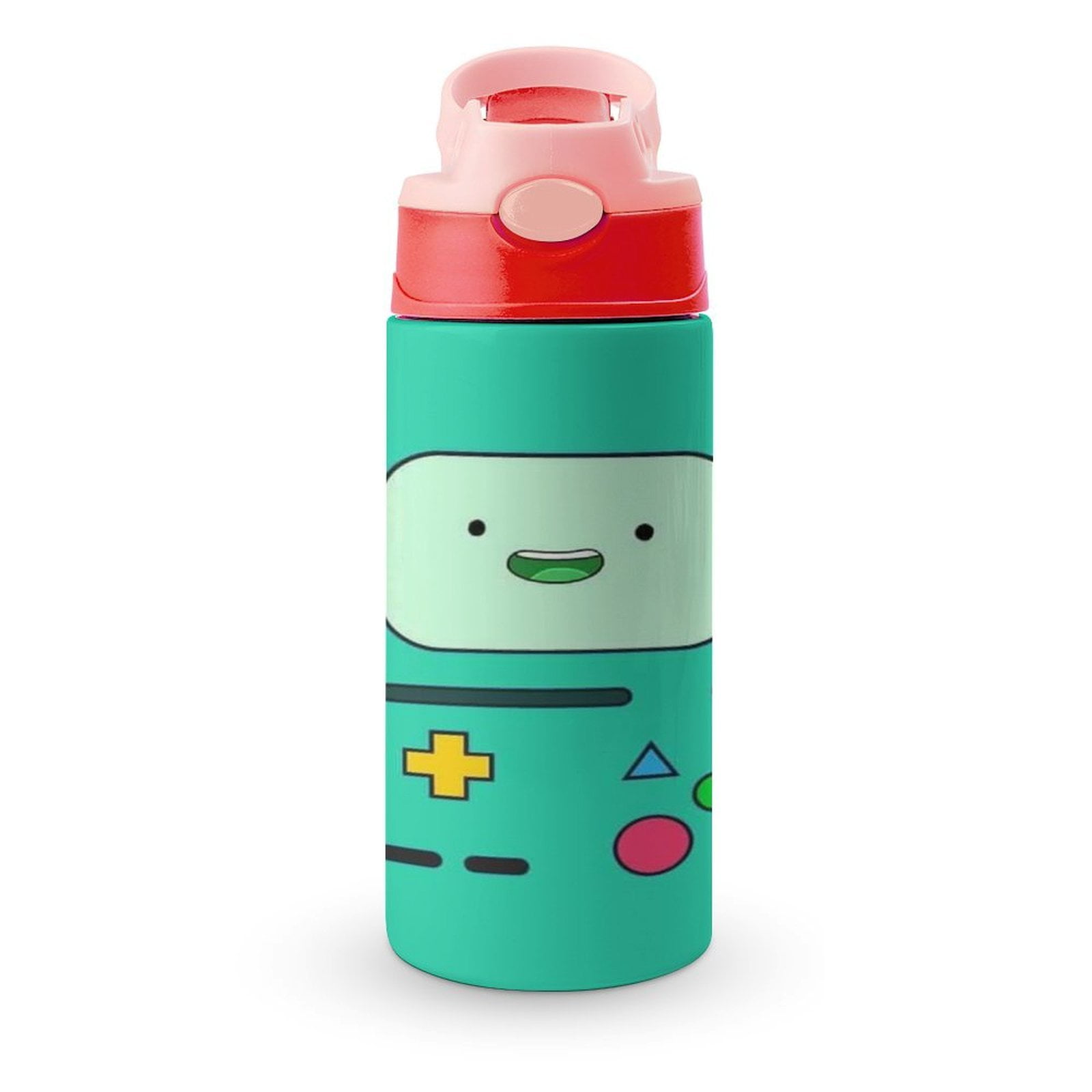 Adventure Cartoon Time Water Bottle with Straw Lid Vacuum Insulated ...