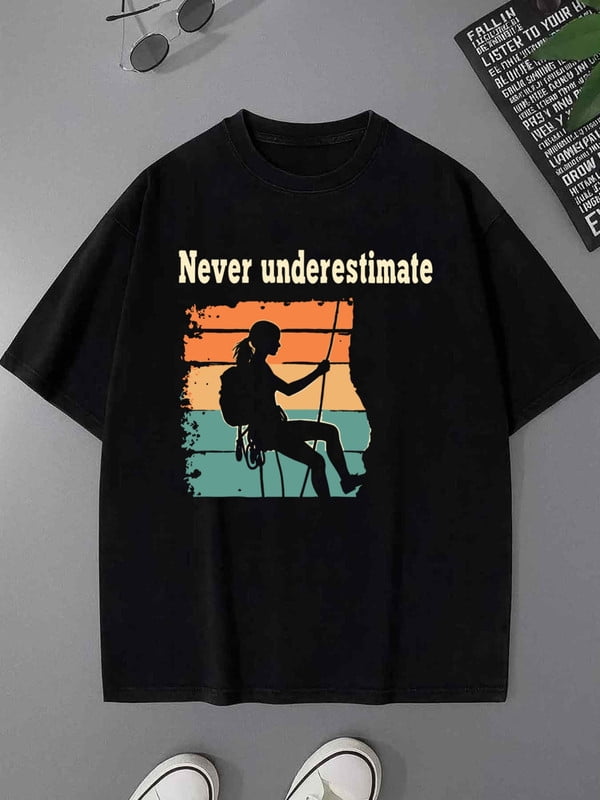 Adventure Climber Tee funny humor graphic t shirts cotton tshirts men ...