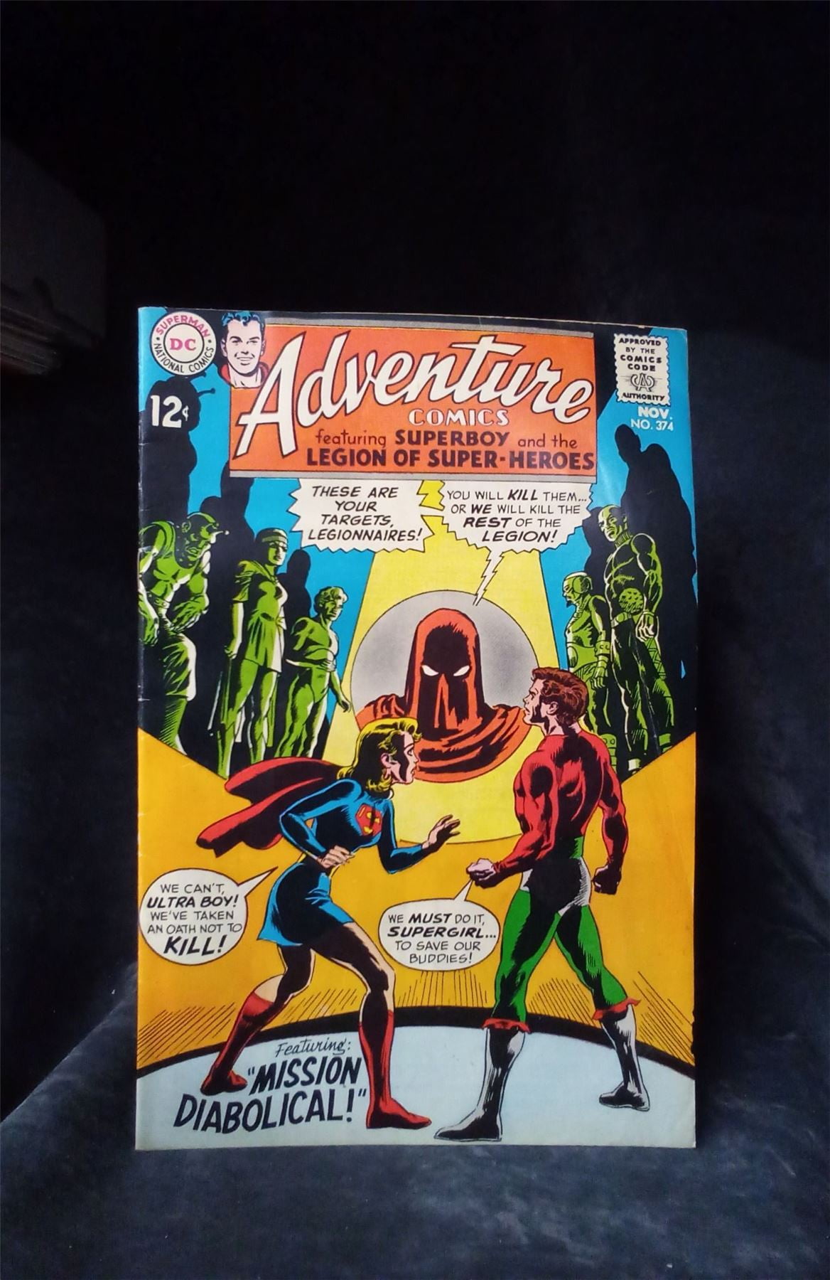 Pre-Owned Adventure Comics #374 1968 DC Comics Comic Book - Walmart.com