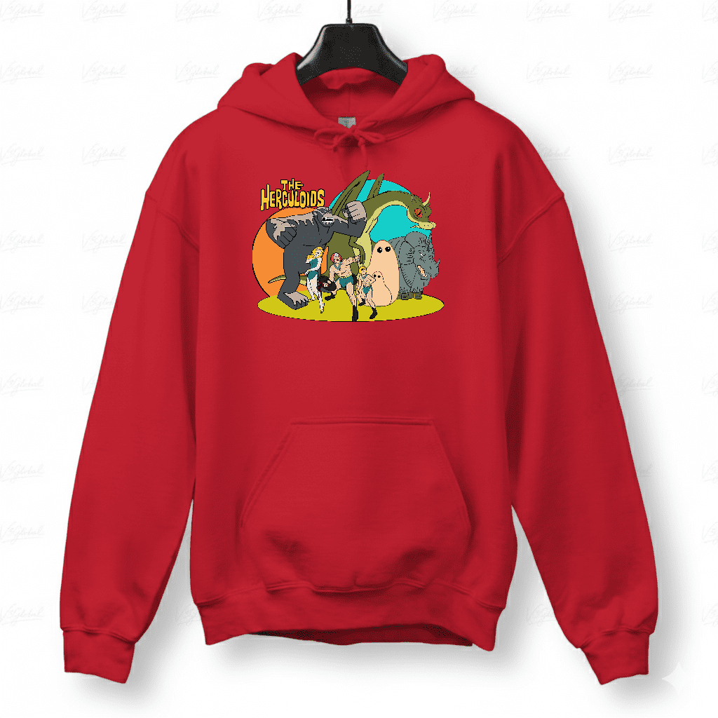 Adventure Crew Classic Cartoon Heroes Retro Show Art Hoodie for Men ...