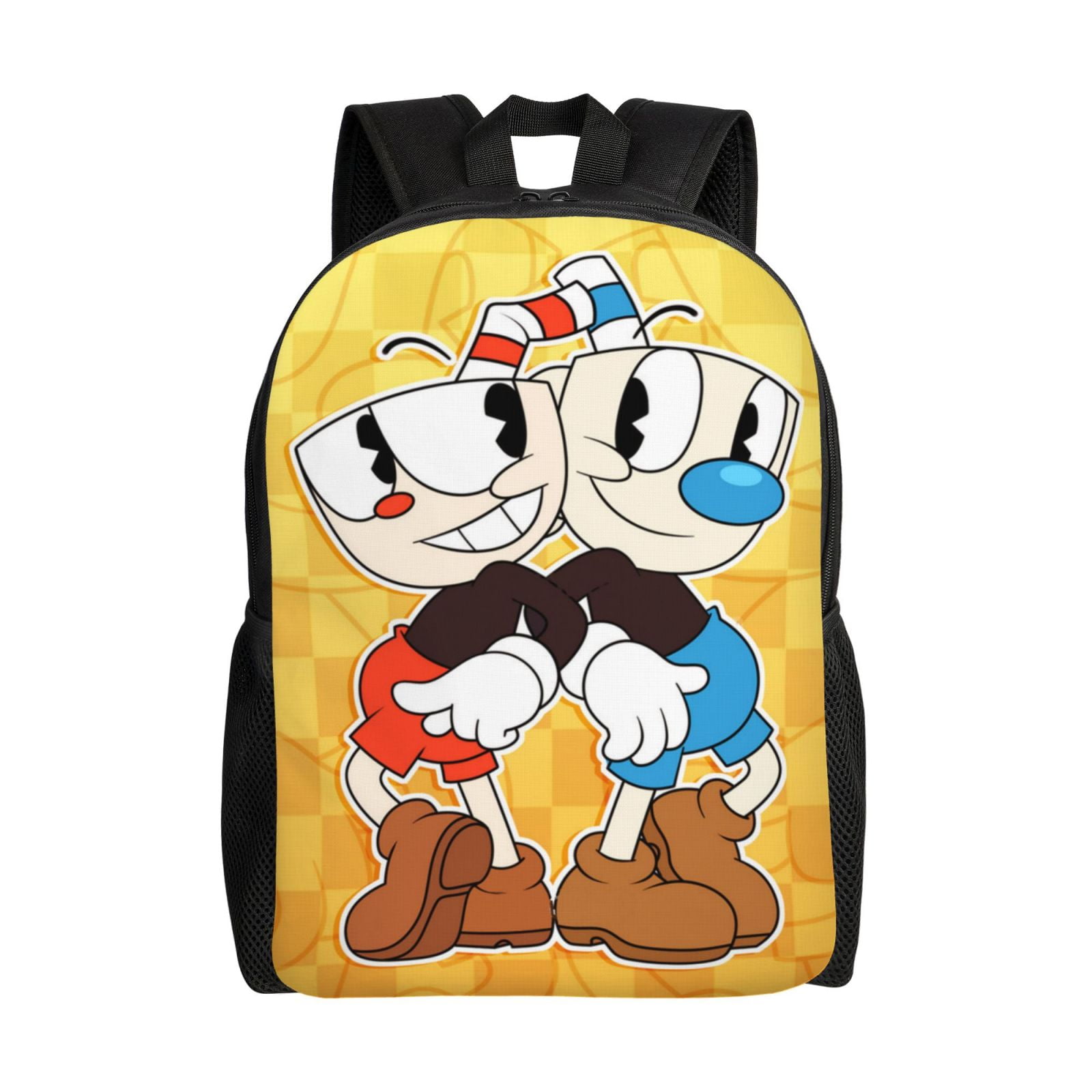 Adventure Cuphead Mugman Backpack Lightweight Unisex Basic Daypack ...