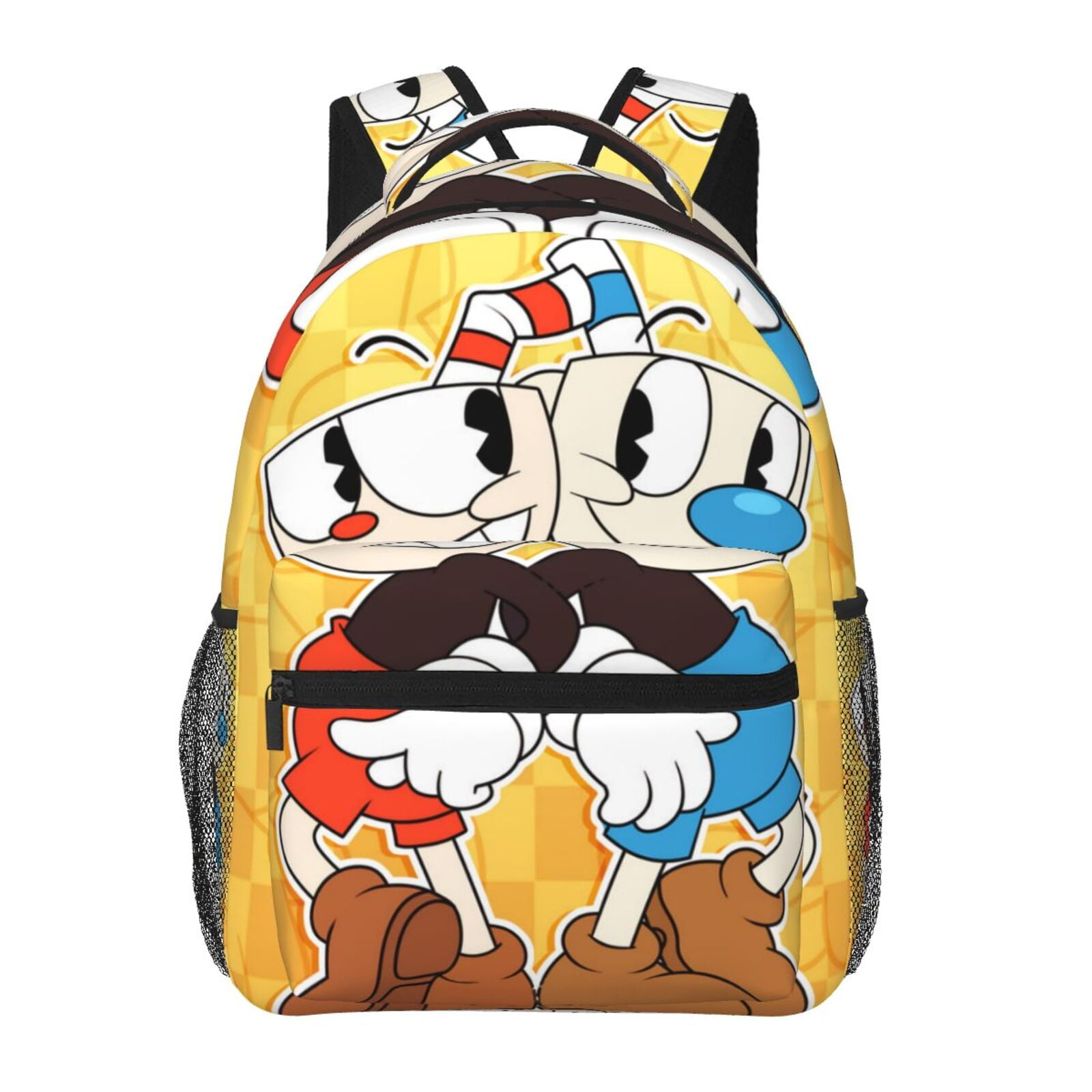Adventure Cuphead Mugman Laptop Backpack Daypack Large Capacity ...