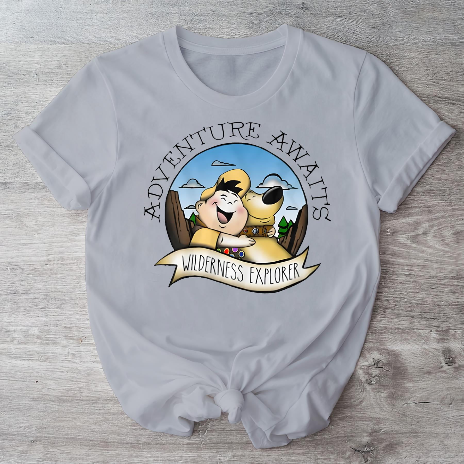 Adventure Exploration Graphic Tee, Animated-Inspired Design Shirt ...