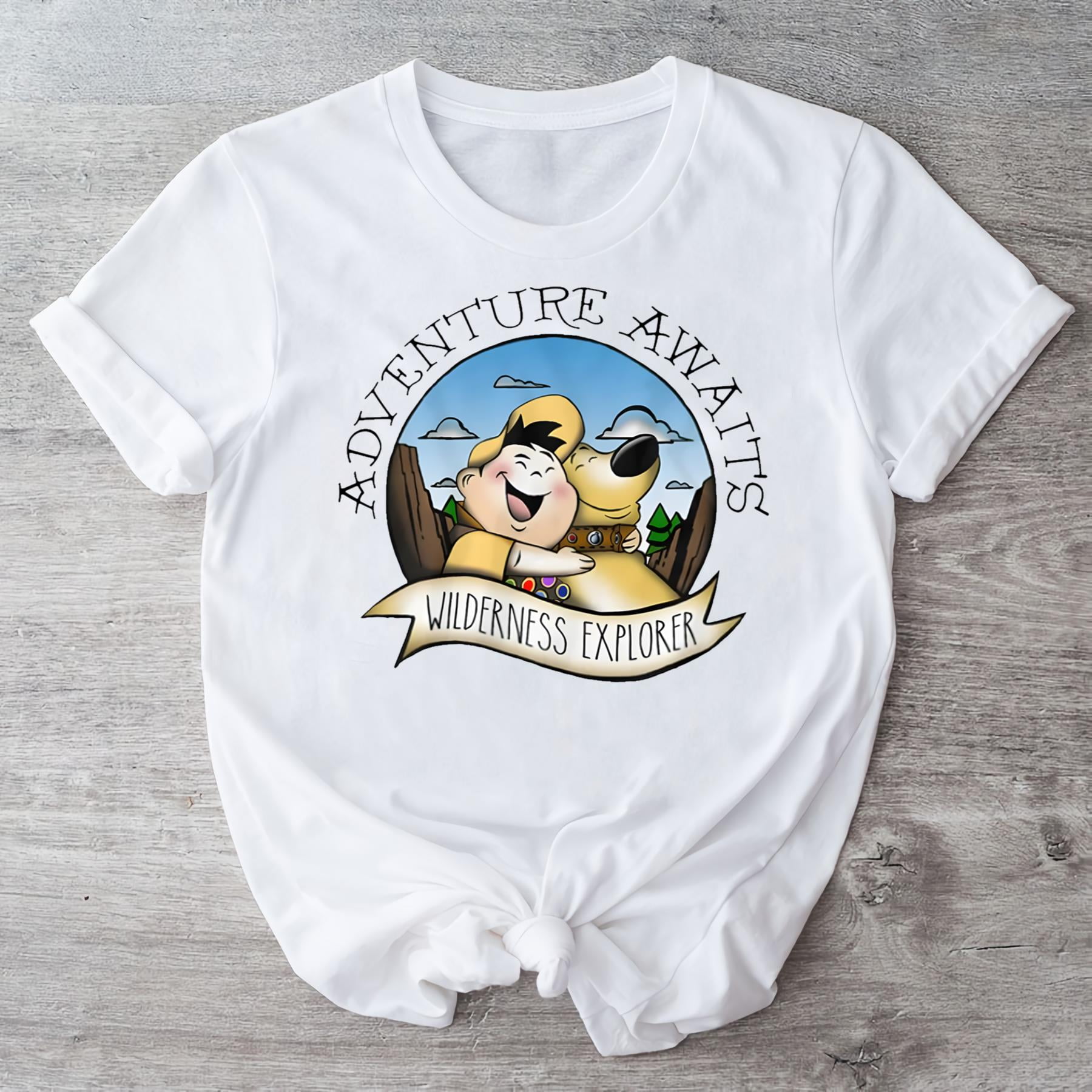 Adventure Exploration Graphic Tee, Animated-Inspired Design Shirt ...