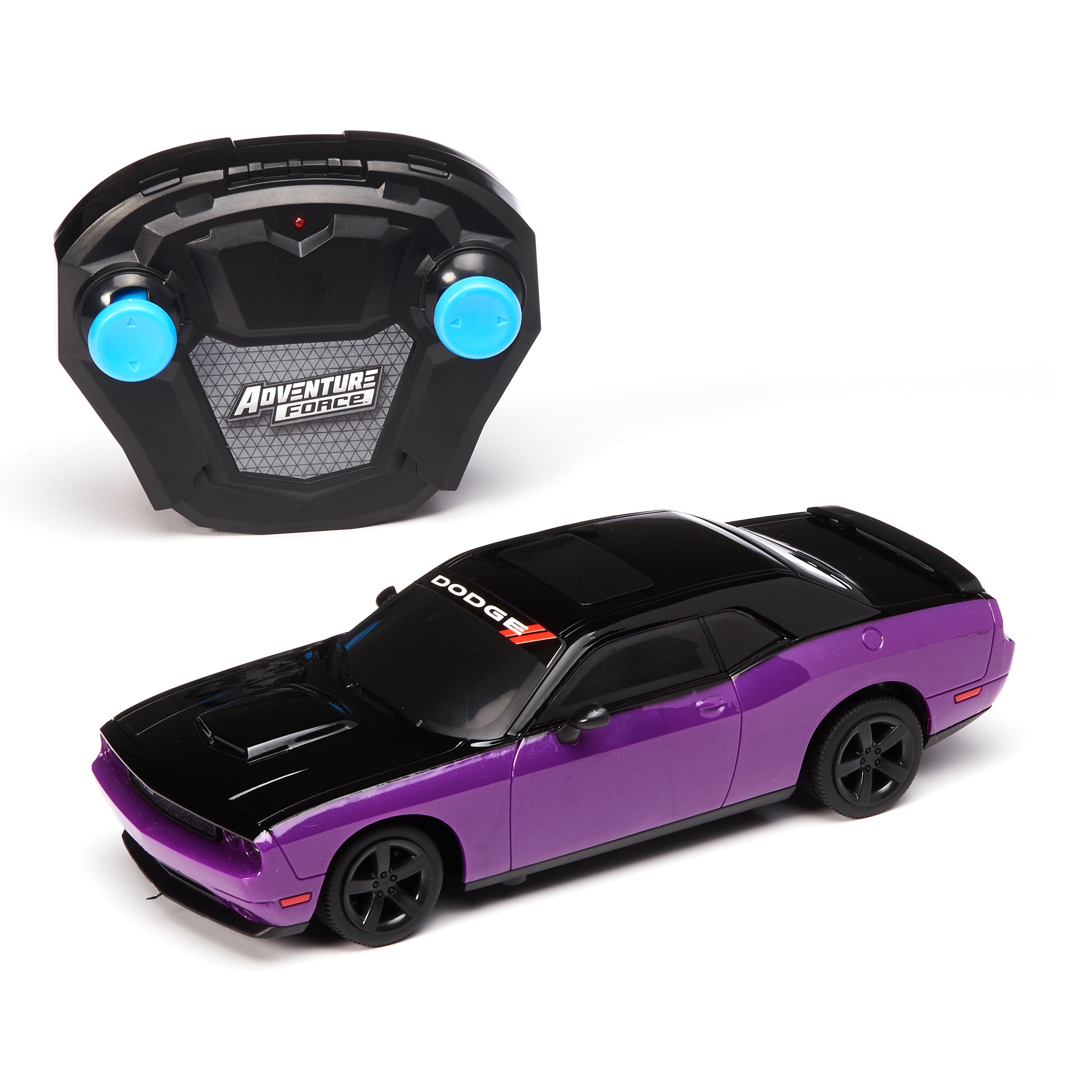 Adventure Force 1:26 Purple Dodge Challenger Remote Control Car ...