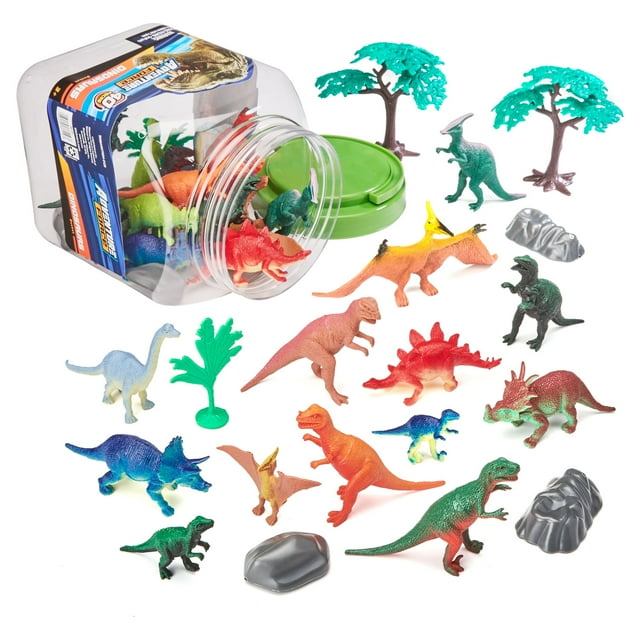 Adventure Force 40-Piece Jumbo Bucket Play Set, Dinosaurs - Walmart.com