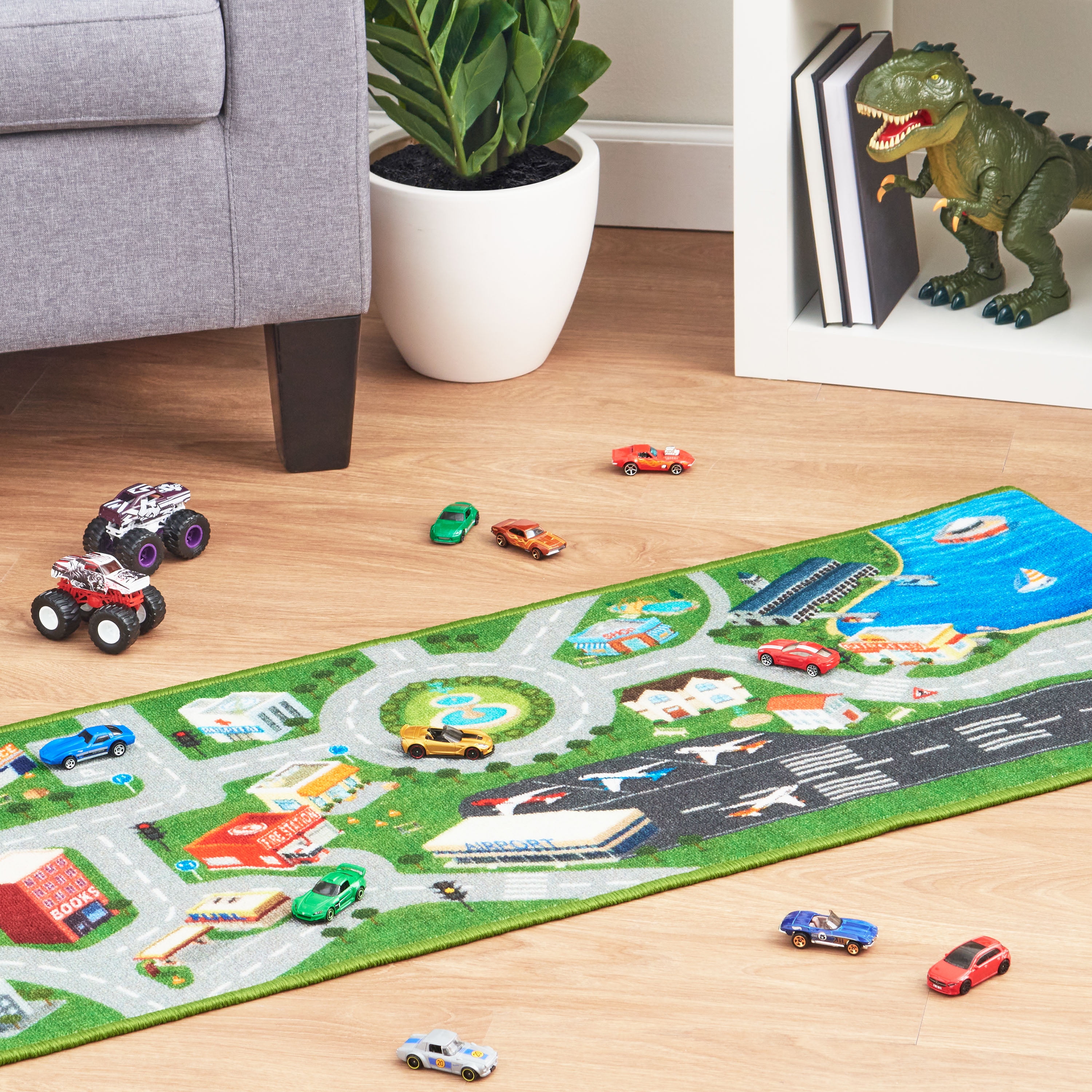 Adventure Force City Rug, 5.89 FT x 1.65 FT - Walmart.com