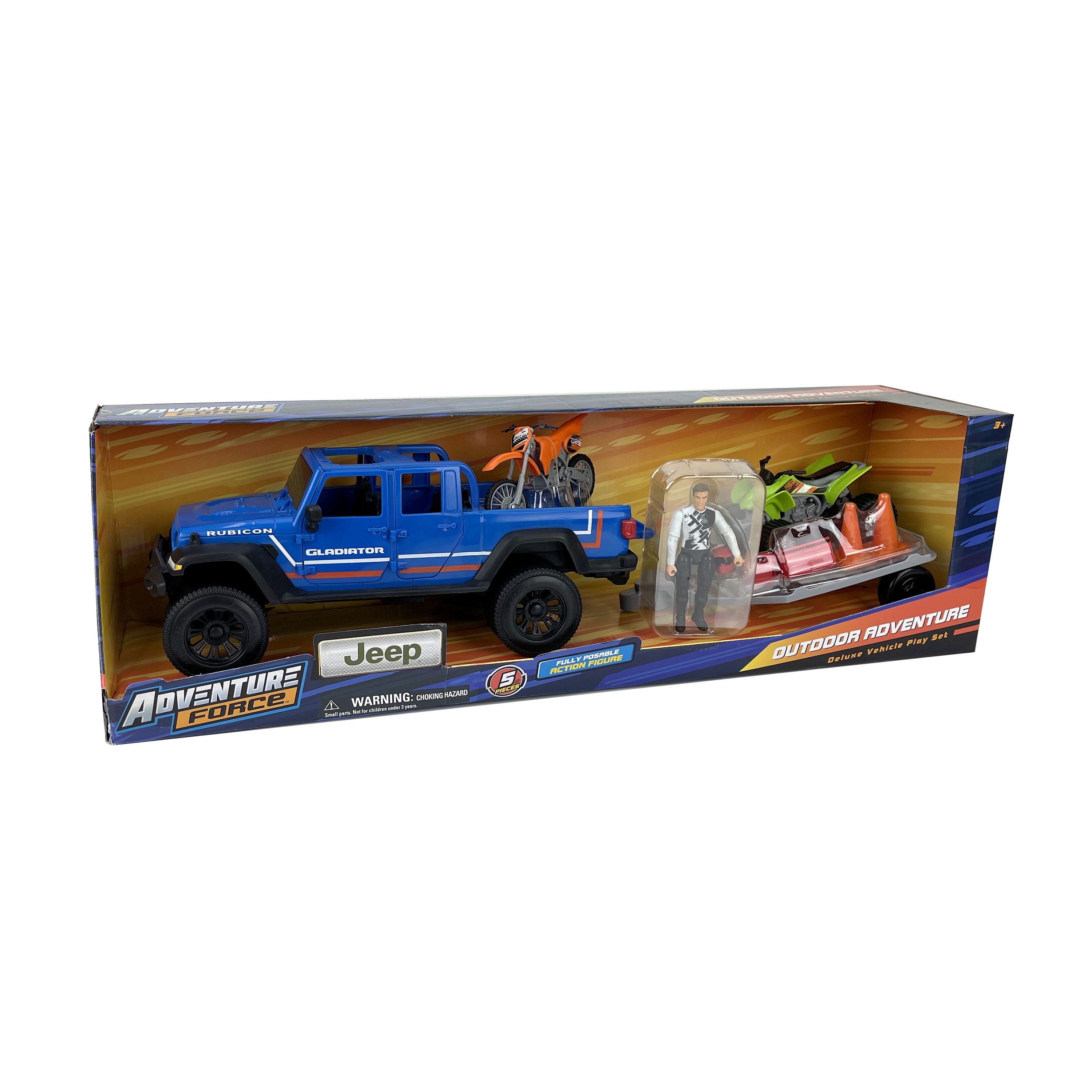 Adventure Force Deluxe Outdoor Adventure Toy with Articulated Doors and ...