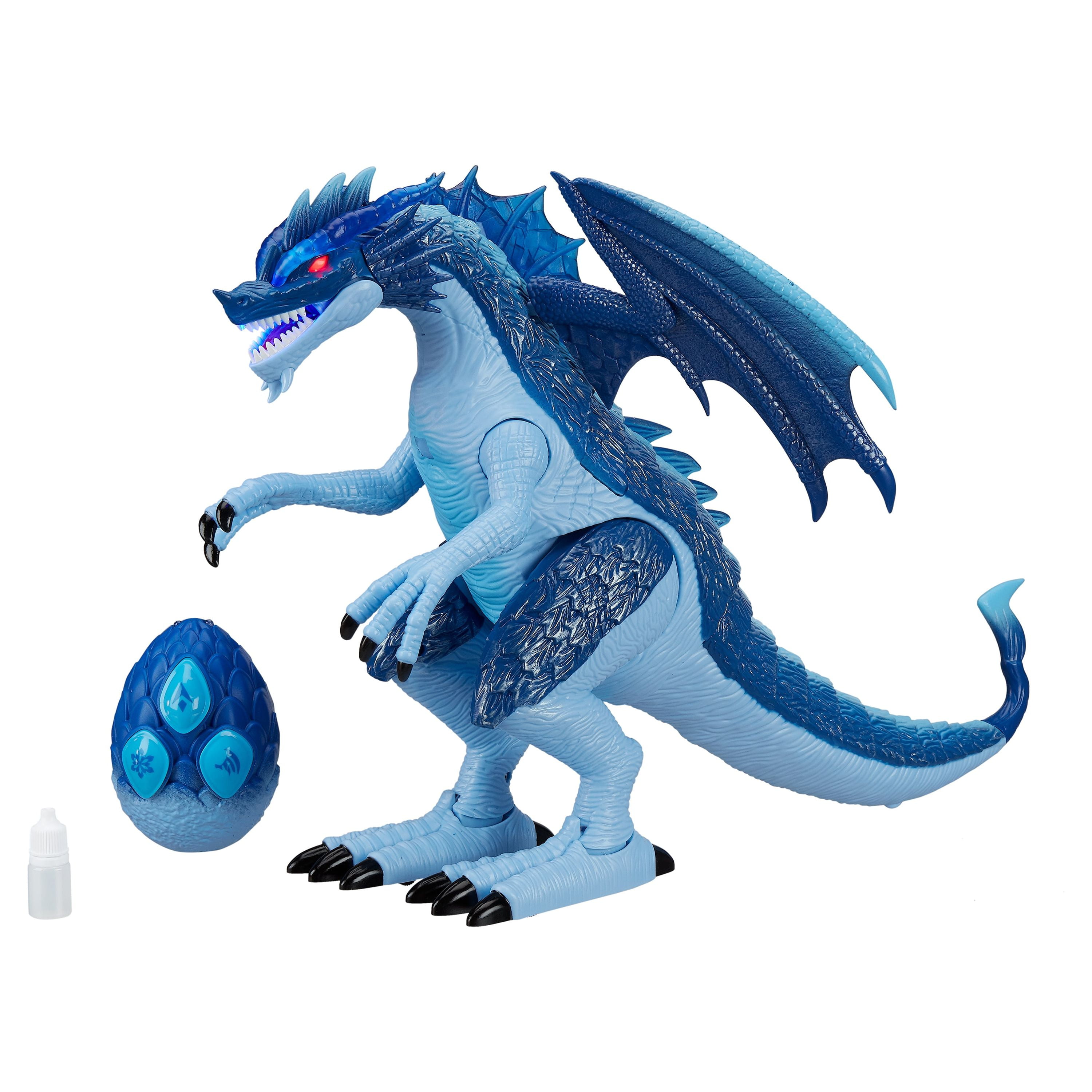 Adventure Force RC Ice Dragon with Remote Control, Walking, Roaring ...