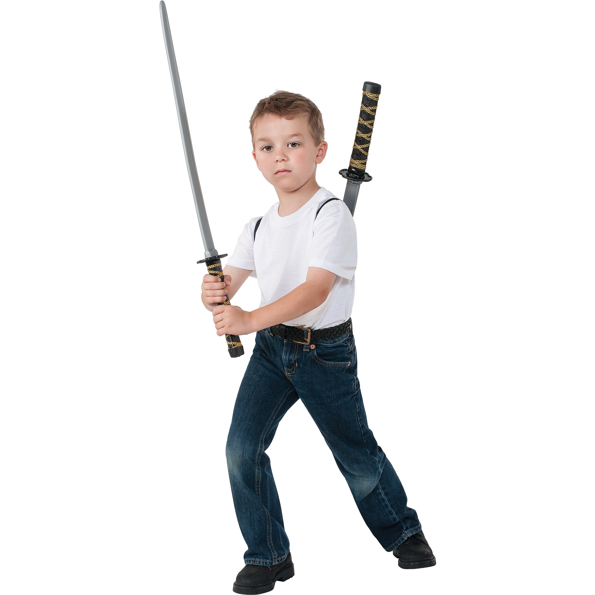 Adventure Force Ninja Backpack Child Costume Role Play Set, Black ...