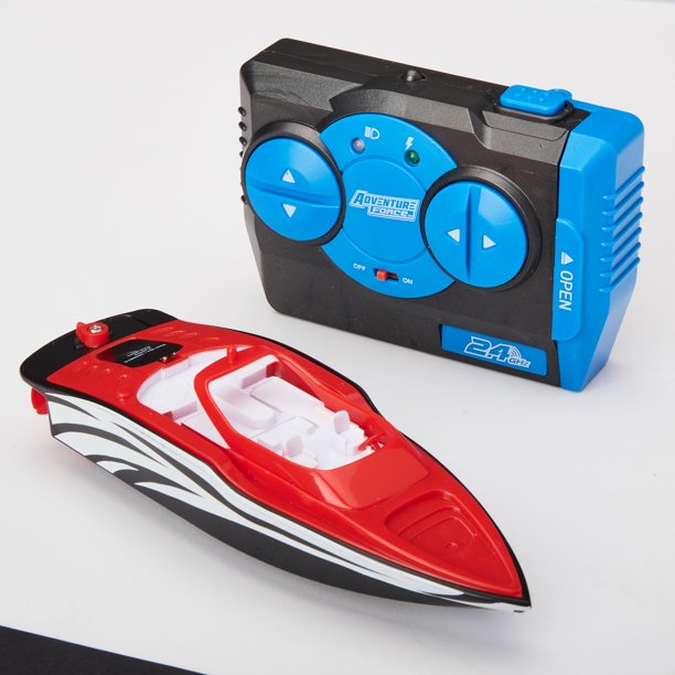 Adventure Force Radio-Controlled Mini Boat, Red - Walmart.com