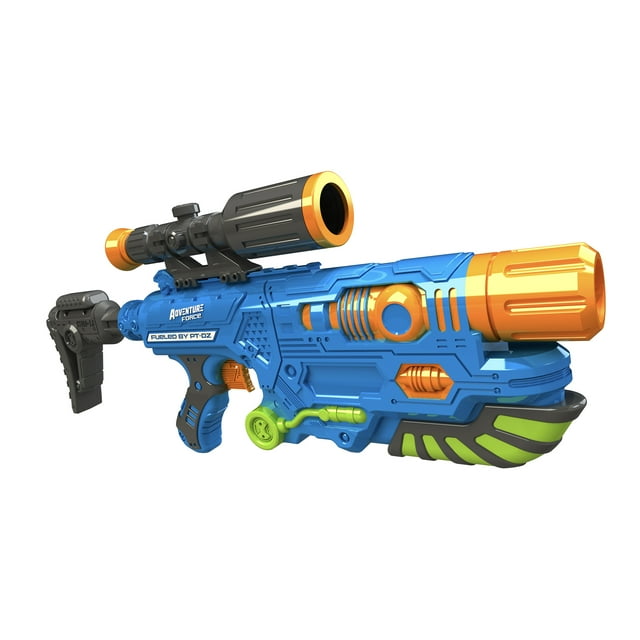 Adventure Force Water Strike Tidal Surge Power-Pump Water Blaster, Blue ...