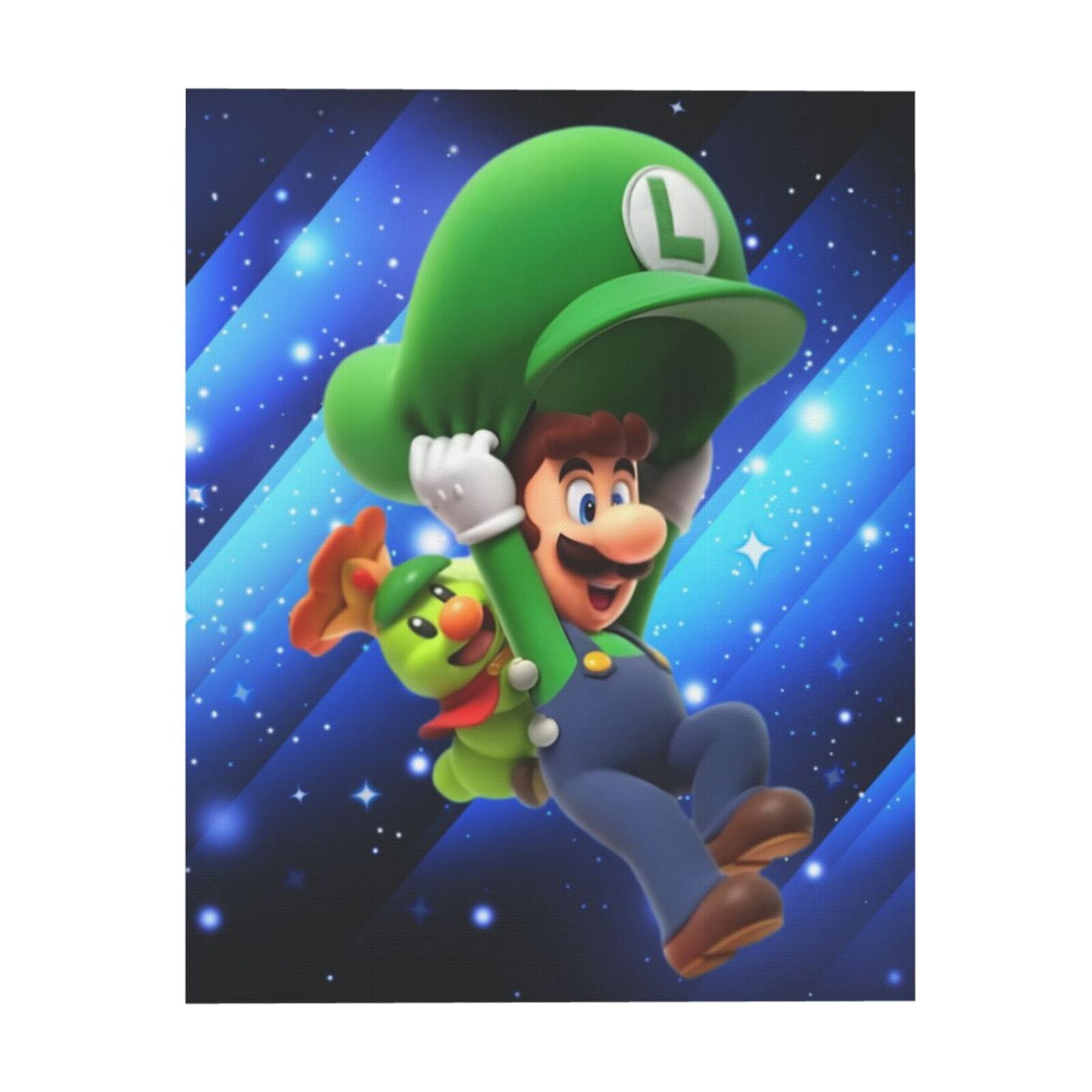 Adventure Game Luigi's Mansion Canvas Decorative Poster Unframed Wall ...