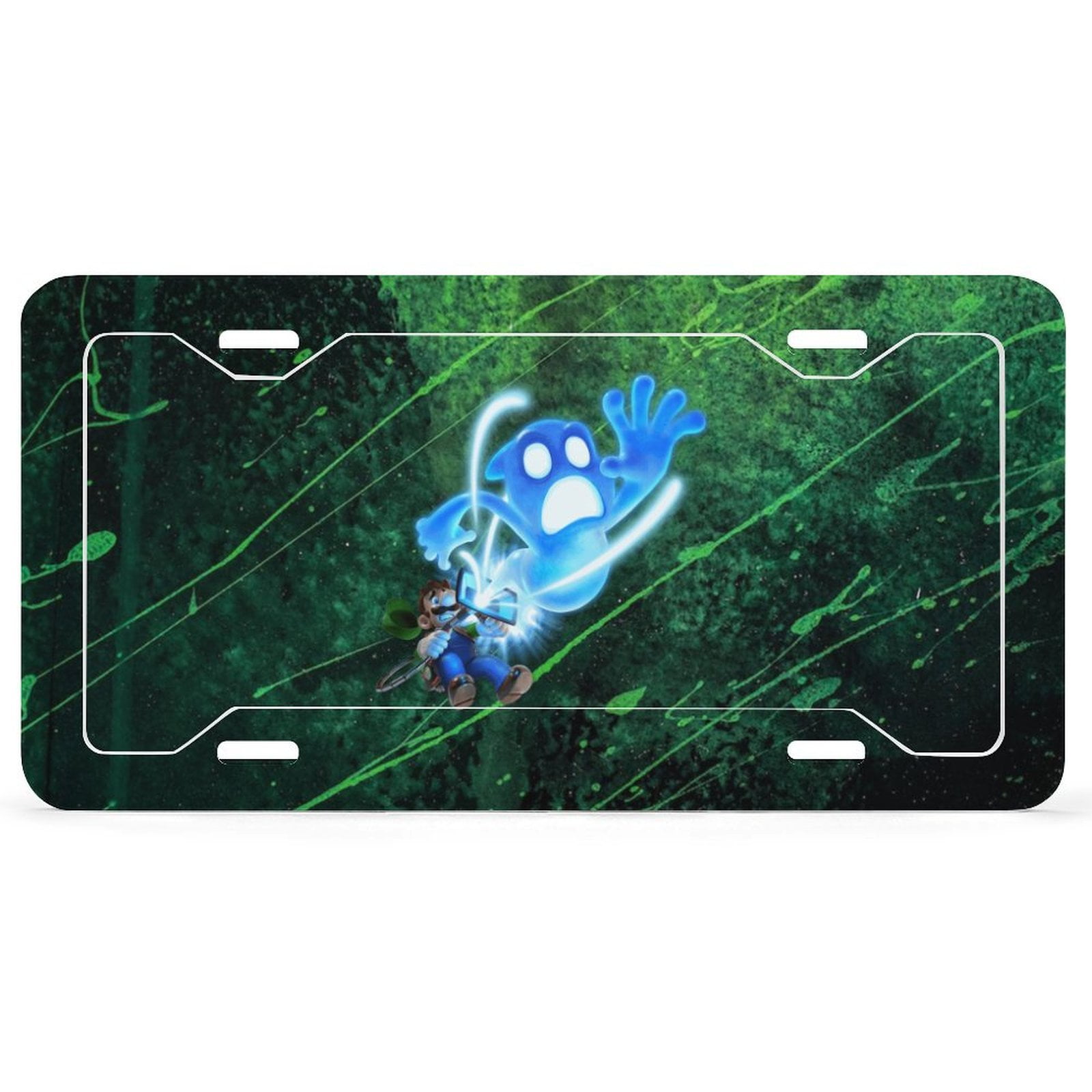 Adventure Game Luigi's Mansion License Plate Covers Frames Aluminum ...