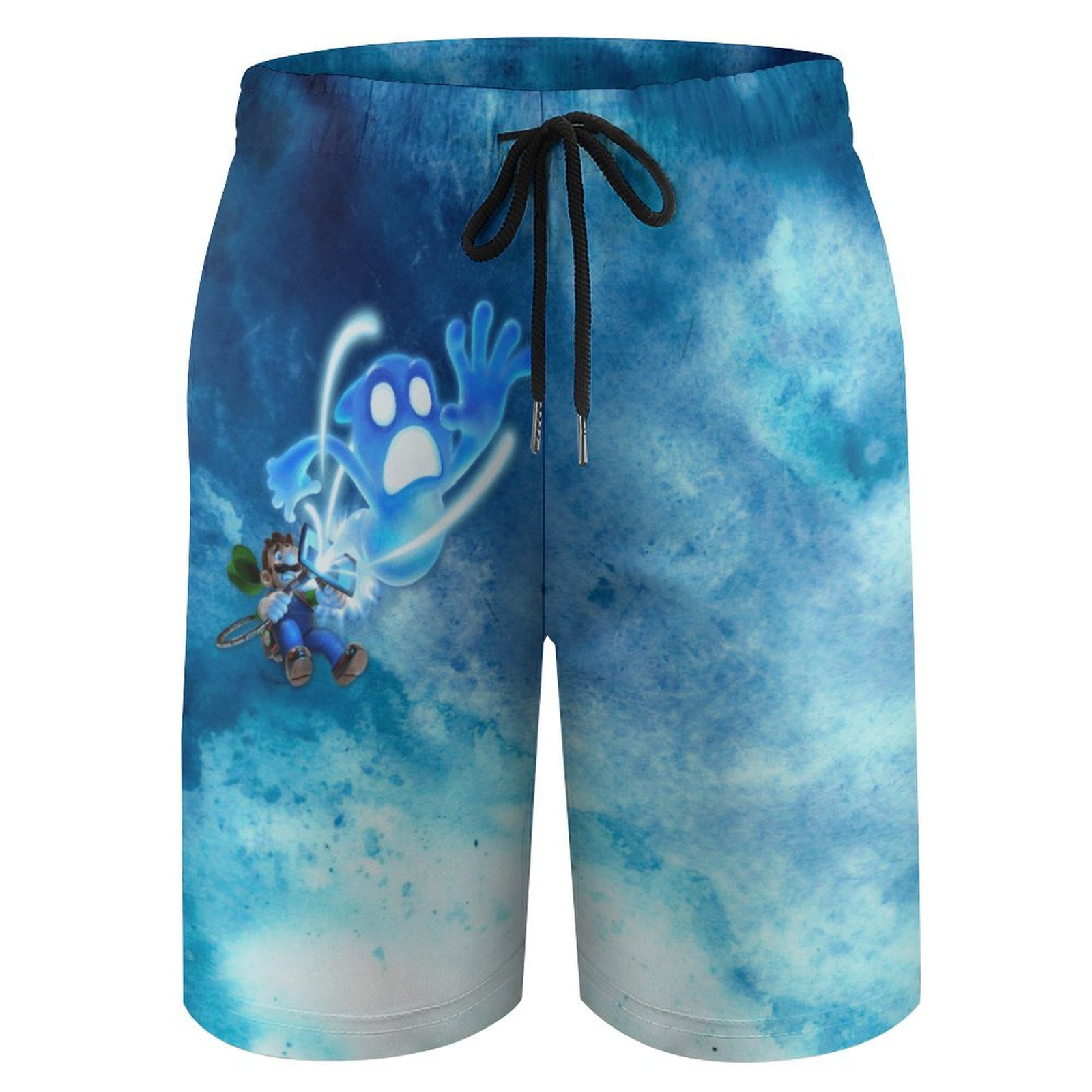 Adventure Game Luigi's Mansion Teen Board Shorts Summer Boy's Swim ...