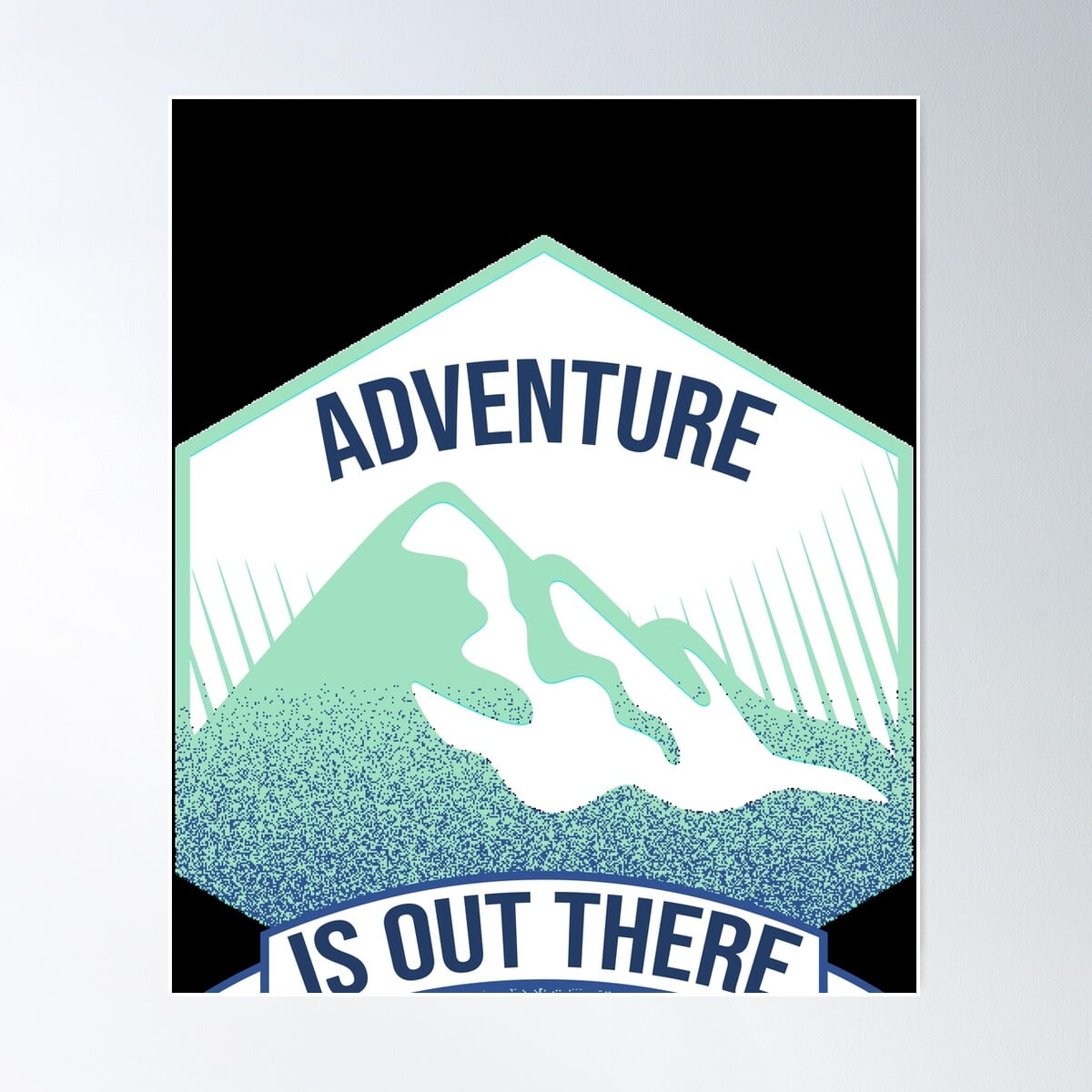 Adventure Is Out There Poster Wall Art, Modern Wall Decor For Living ...