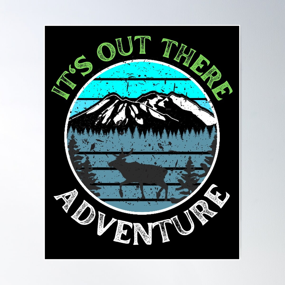 Adventure Its Out There Poster Wall Art, Modern Wall Decor For Living ...