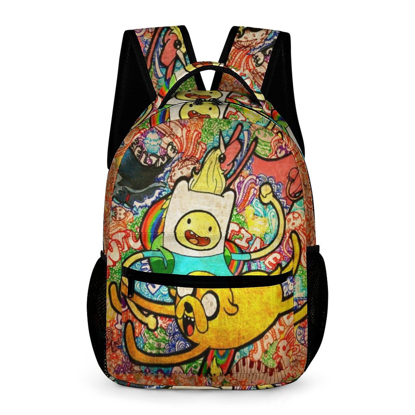 Adventure Jake-finn Time Backpack Fashion Laptop Backpacks Lightweight ...