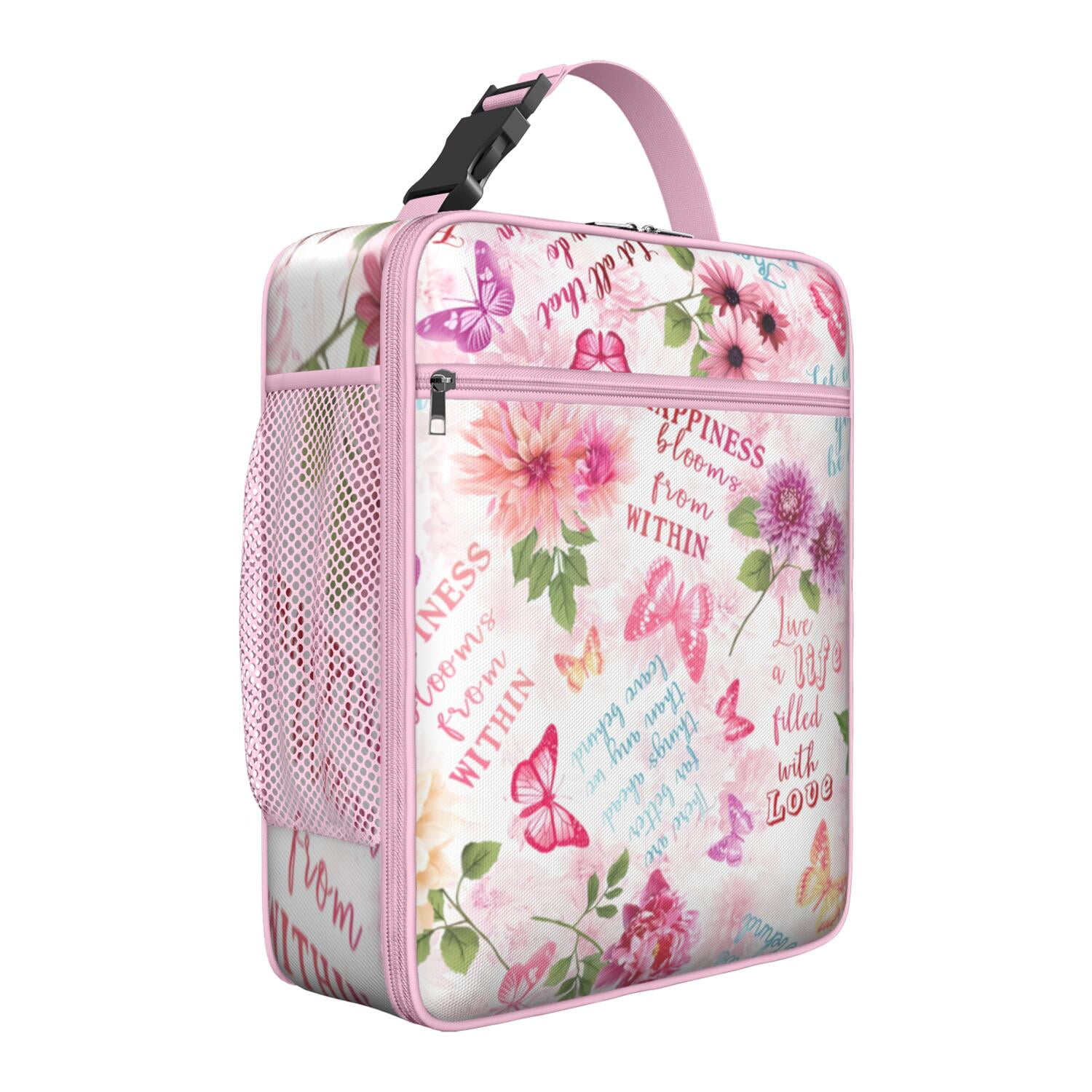 Adventure Journey Lunch Bag – Fashion Paris Vintage Style Girly Pink ...