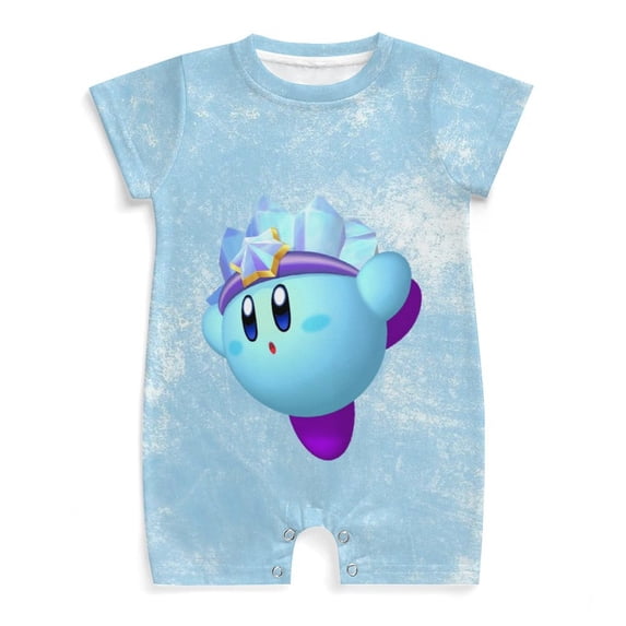 Adventure Kirby Baby One-Piece Rompers Summer Short Sleeve Outfit ...