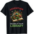 Adventure Library Summer Reading Book T-Shirt - Walmart.com