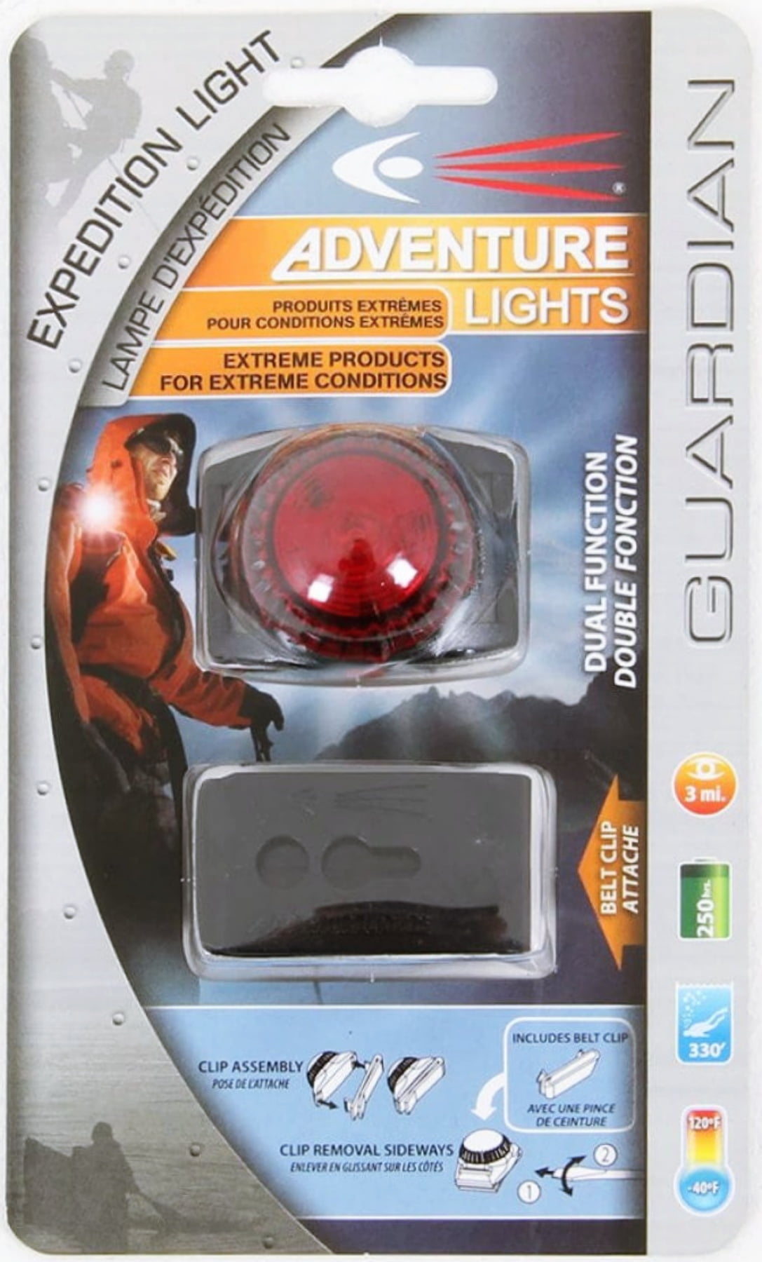 Adventure Lights Guardian Expedition LED Signal Light, Red, Flashing or ...