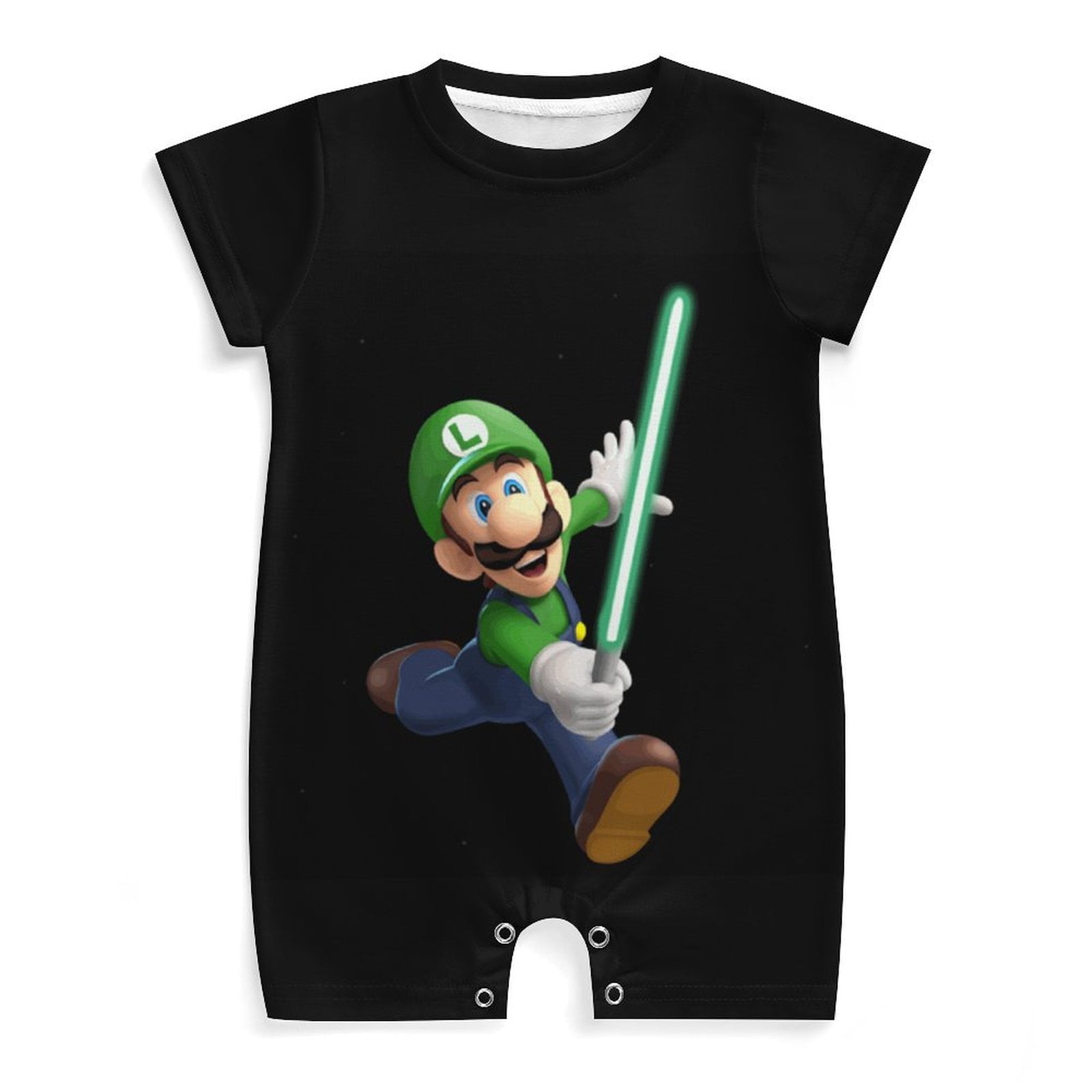 Adventure Luigi's Mansion Baby One-Piece Rompers Short Sleeve Bodysuits ...