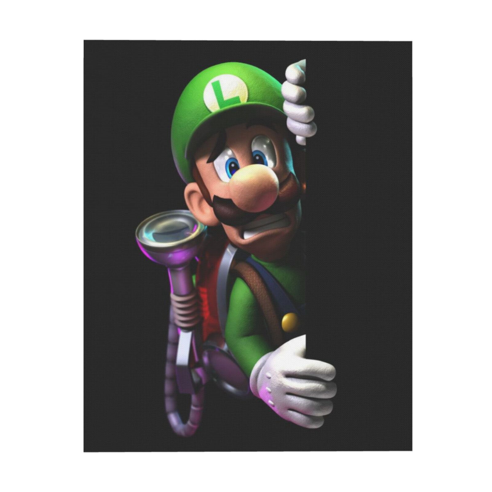 Adventure Luigi's Mansion Canvas Decorative Poster Unframed Wall Art ...