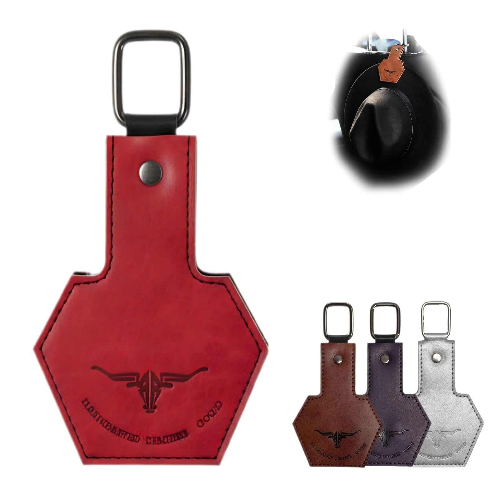 Adventure Magnetic Hat Clip Premium Leather Hat Holder with Strong ...