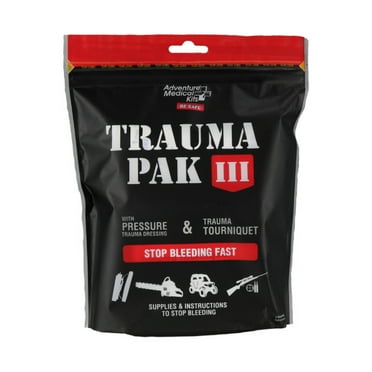 Trauma Pak First Aid Kit with QuikClot HSA/FSA Eligible - Walmart.com
